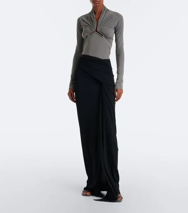 Rick Owens Gathered Jersey Top