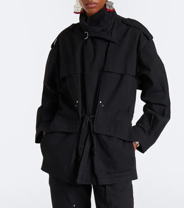Isabel Marant Étoile Adelys Cotton-blend Gabardine Jacket
