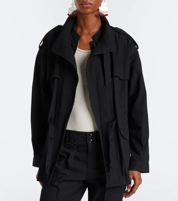 Isabel Marant Étoile Adelys Cotton-blend Gabardine Jacket