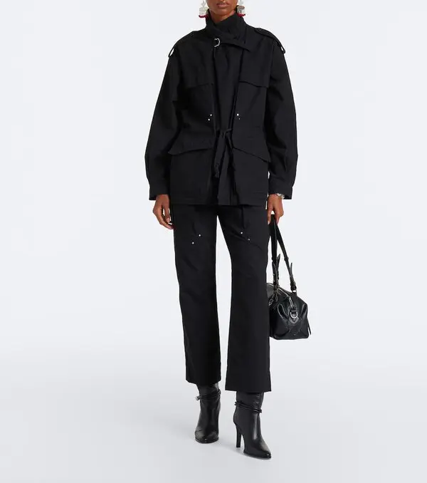 Isabel Marant Étoile Adelys Cotton-blend Gabardine Jacket