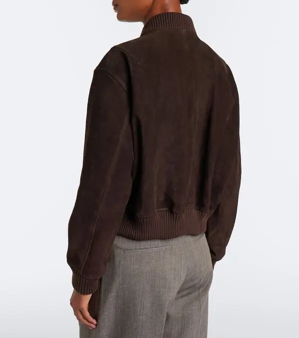 ARMA Elysia Suede Bomber Jacket