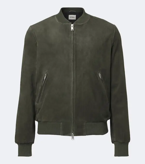 ARMA Didier Suede Bomber Jacket