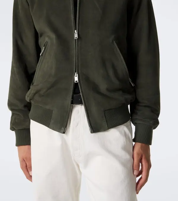 ARMA Didier Suede Bomber Jacket