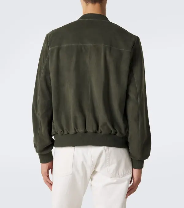ARMA Didier Suede Bomber Jacket