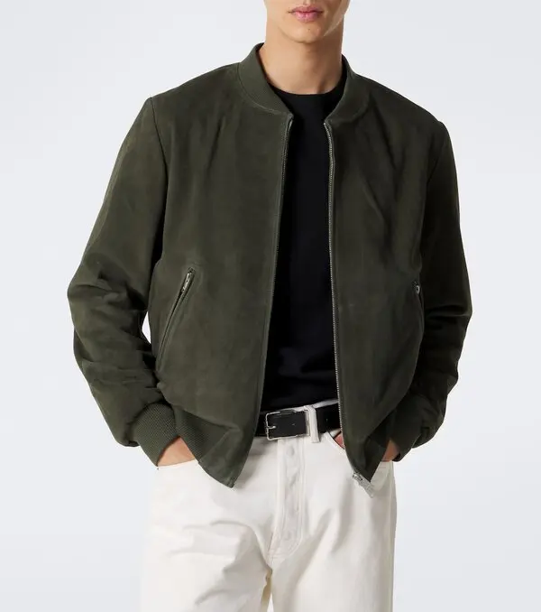 ARMA Didier Suede Bomber Jacket