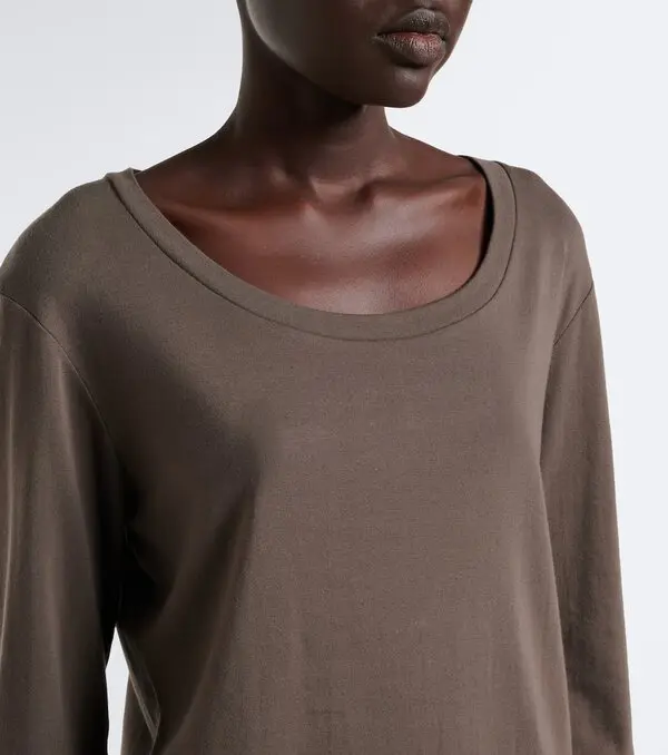 THE ROW Kalto Cotton Jersey Top