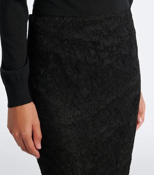 Dolce & Gabbana Lace Midi Skirt
