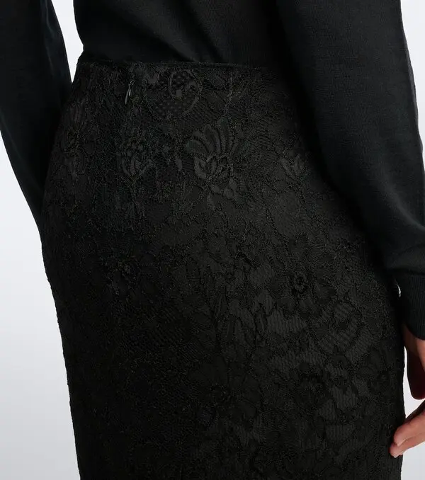 Dolce & Gabbana Lace Midi Skirt