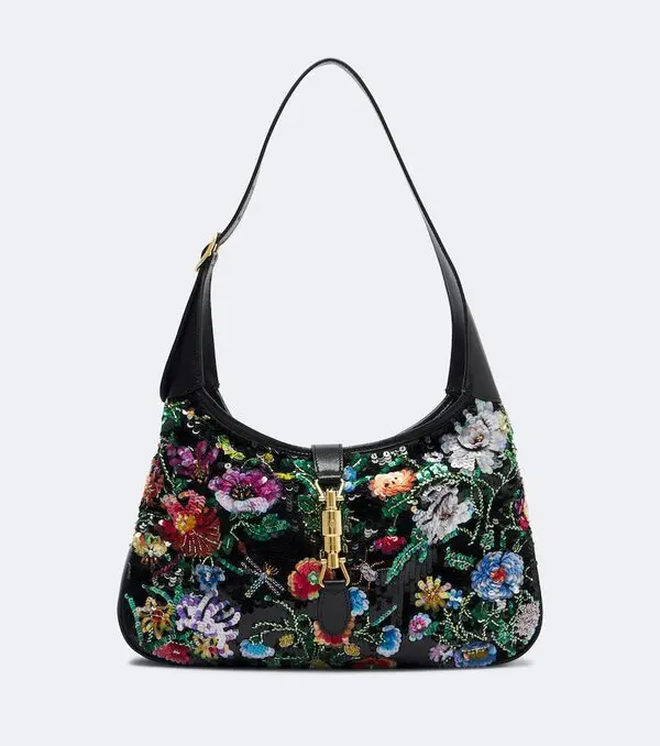 Gucci Jackie 1961 Medium Sequined Shoulder Bag