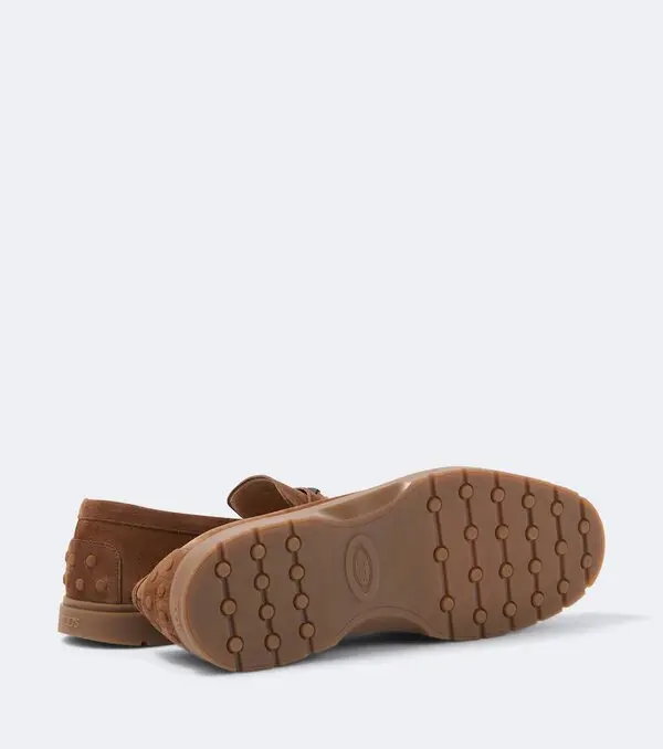 TOD'S Suede Penny Loafers