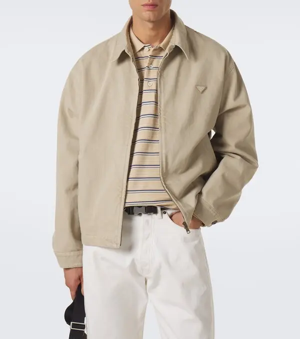 Prada Denim Blouson Jacket