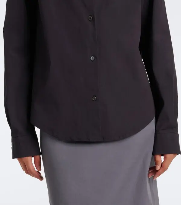 Miu Miu Cotton-blend Poplin Shirt