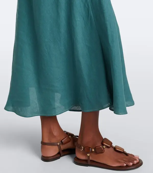 ERES Brilliance Linen Midi Dress