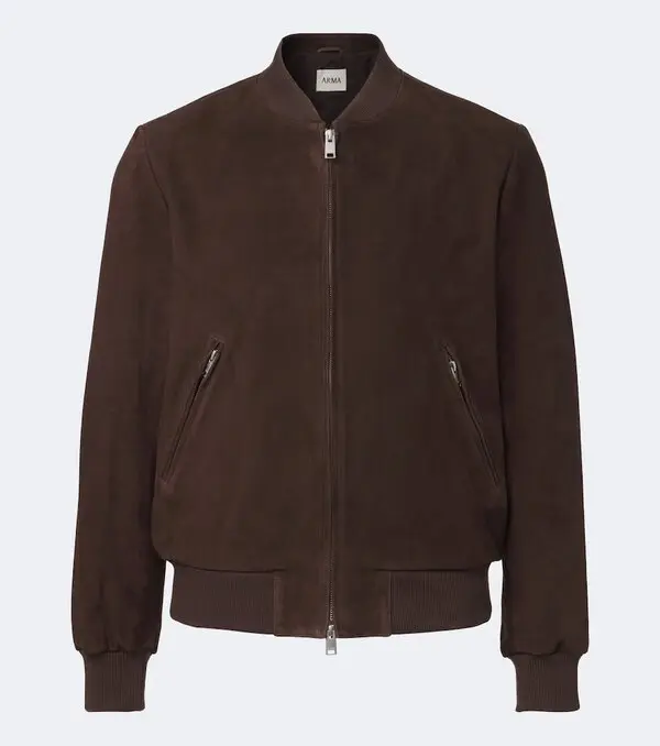 ARMA Didier Suede Bomber Jacket