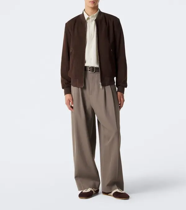 ARMA Didier Suede Bomber Jacket
