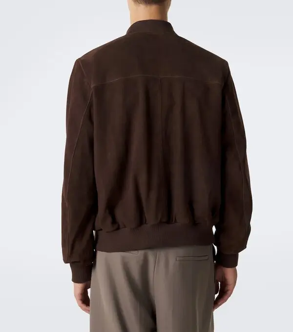 ARMA Didier Suede Bomber Jacket