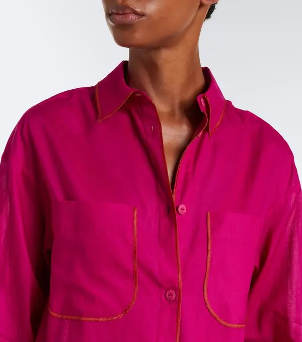 ERES Phare Cotton Voile Shirt Dress