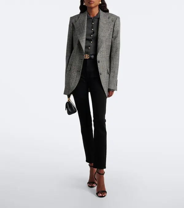 Dolce & Gabbana Virgin Wool Tweed Blazer