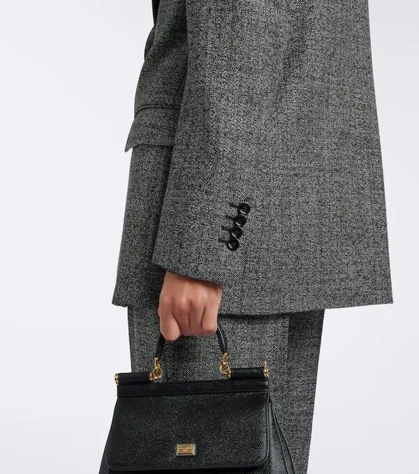 Dolce & Gabbana Virgin Wool Tweed Blazer