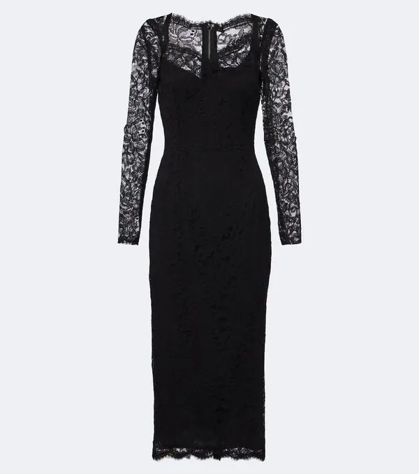 Dolce & Gabbana Lace Midi Dress