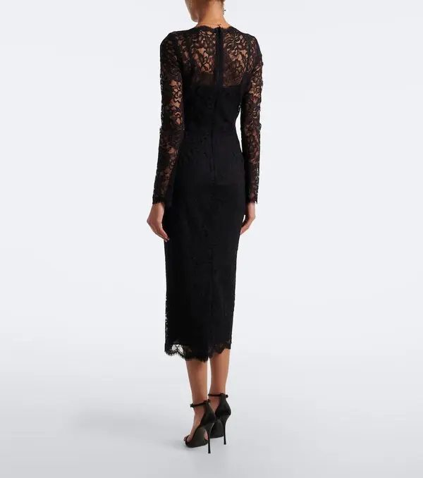 Dolce & Gabbana Lace Midi Dress