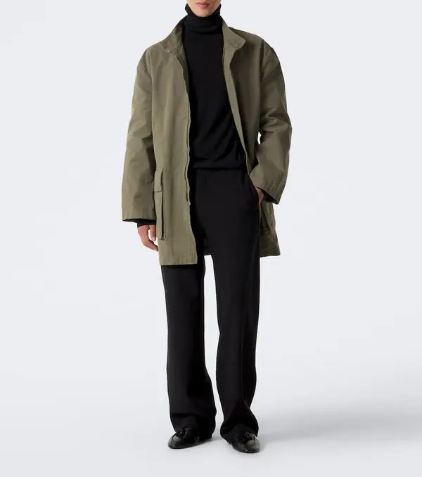 THE ROW Ramil Virgin Wool Wide-leg Trousers
