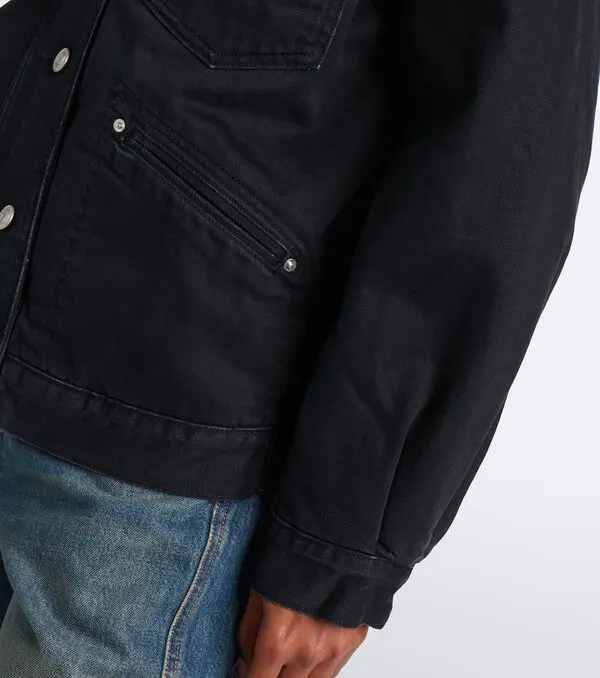 Isabel Marant Étoile Pimia Fleece-trimmed Denim Jacket
