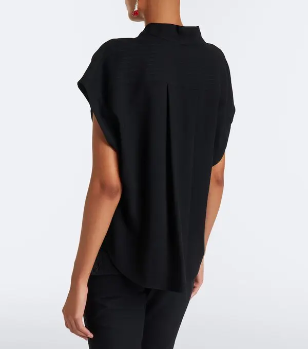 Isabel Marant Étoile Selene Tie-neck Crepe Blouse