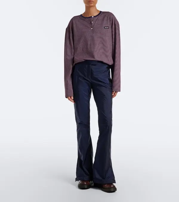 Miu Miu Technical Flared Pants