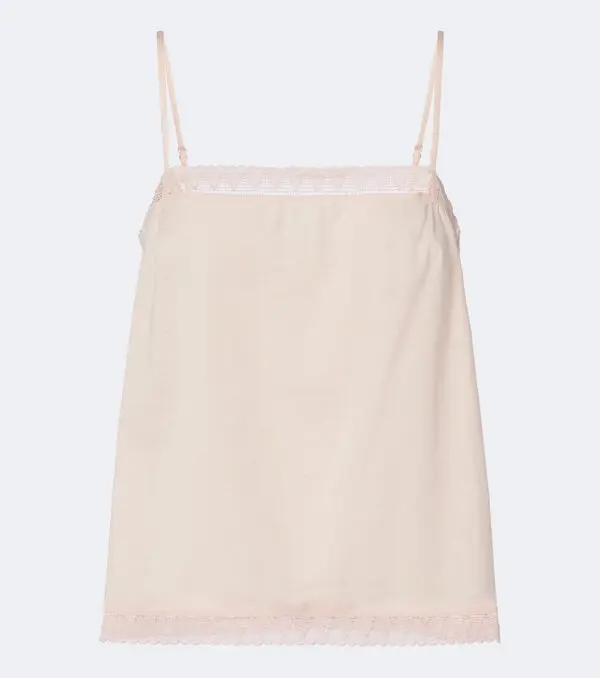 ERES Sensoriel Lace-trimmed Cotton Camisole