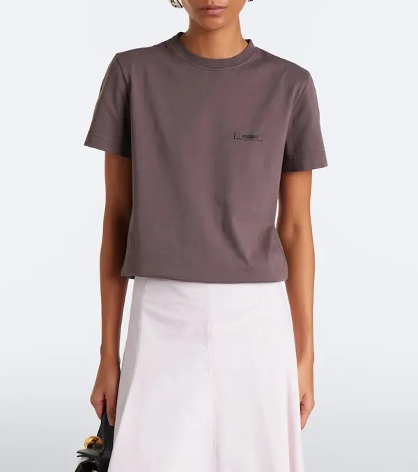 Jacquemus Gros Grain Cotton Jersey T-shirt