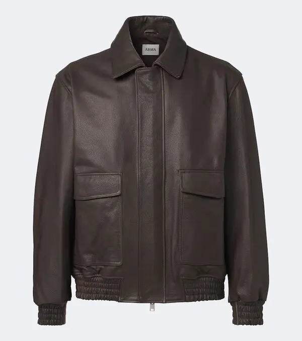 ARMA Bari Leather Blouson Jacket