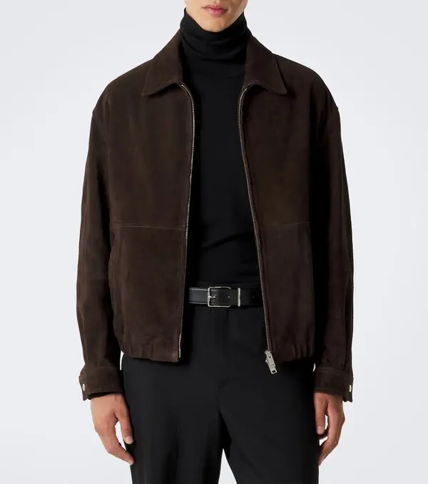 ARMA Maddox Suede Blouson Jacket