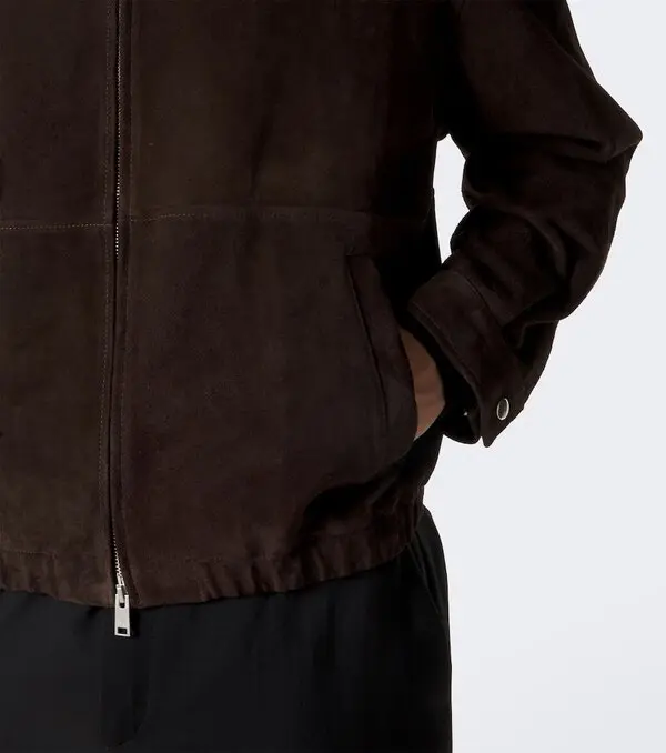 ARMA Maddox Suede Blouson Jacket