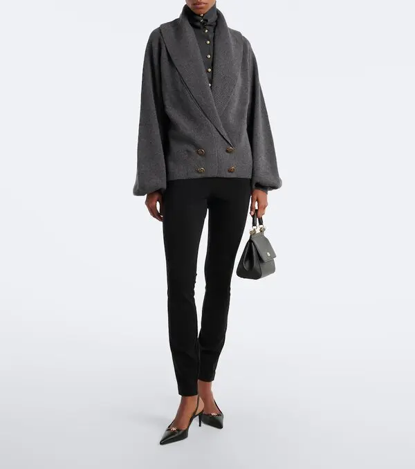 Dolce & Gabbana Embellished Virgin Wool Cardigan