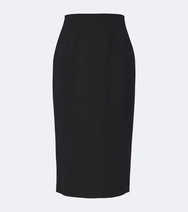 Dolce & Gabbana Virgin Wool Pencil Skirt