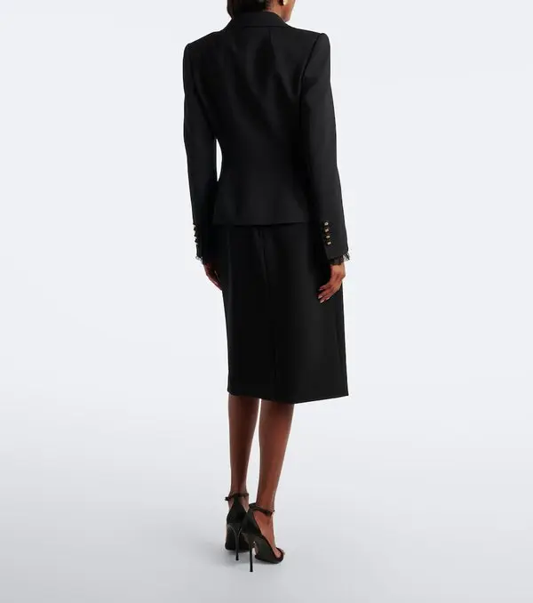 Dolce & Gabbana Wool-blend Pencil Skirt