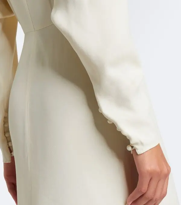 Isabel Marant Étoile Samsha Embellished Crepe Maxi Dress