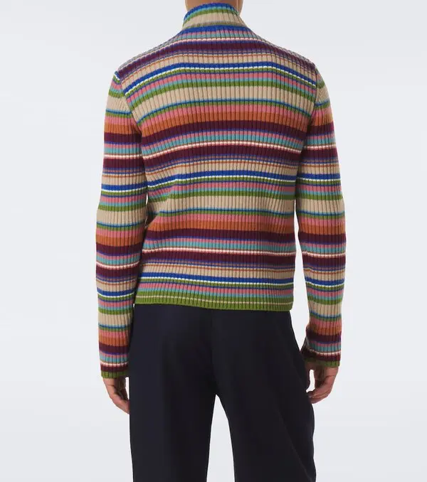 Dries Van Noten Striped Wool Sweater