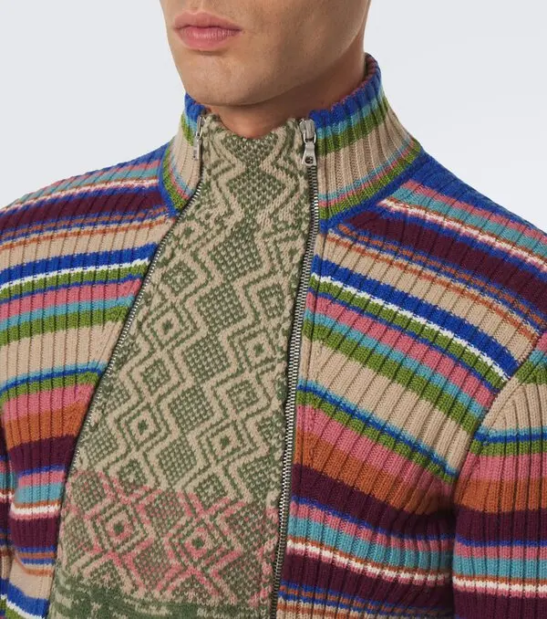 Dries Van Noten Striped Wool Sweater