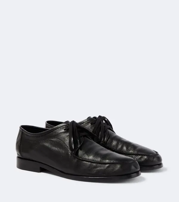 THE ROW Nino Leather Derby Shoes