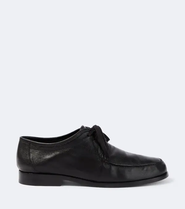 THE ROW Nino Leather Derby Shoes