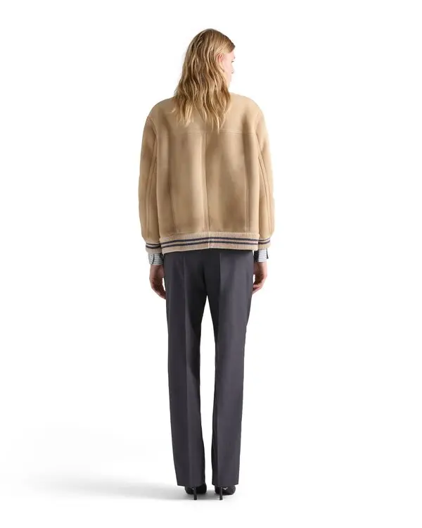 Prada Sheepskin Bomber Jacket