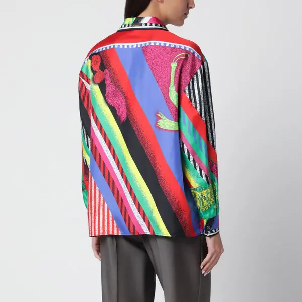 Versace Formula 6 Silk Twill Shirt - Multicolor