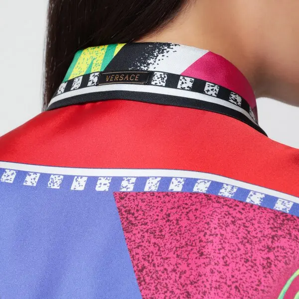Versace Formula 6 Silk Twill Shirt - Multicolor
