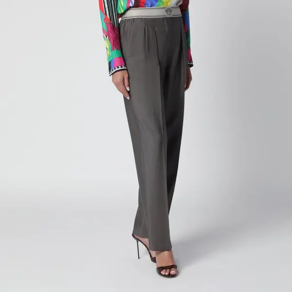 Versace Cold Mohair Wool Trousers