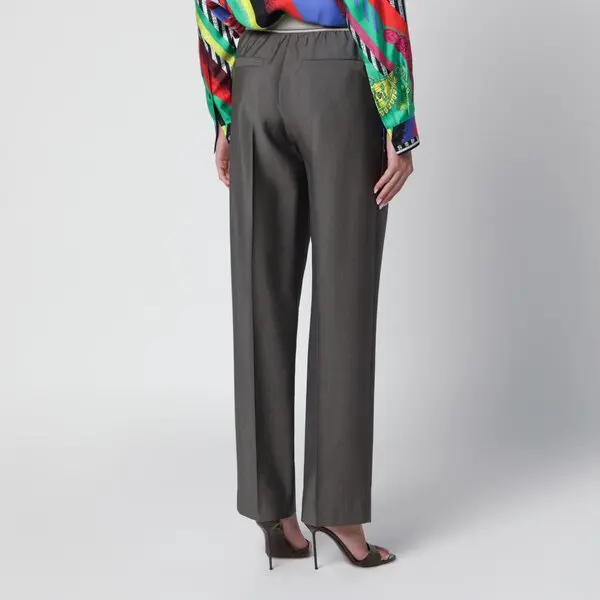 Versace Cold Mohair Wool Trousers