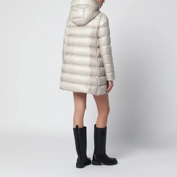 Moncler Pearl Nylon Laqué Down Jacket
