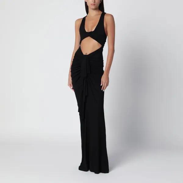 Christopher Esber Vivenda Draped Maxi Dress In Viscose