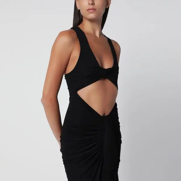 Christopher Esber Vivenda Draped Maxi Dress In Viscose